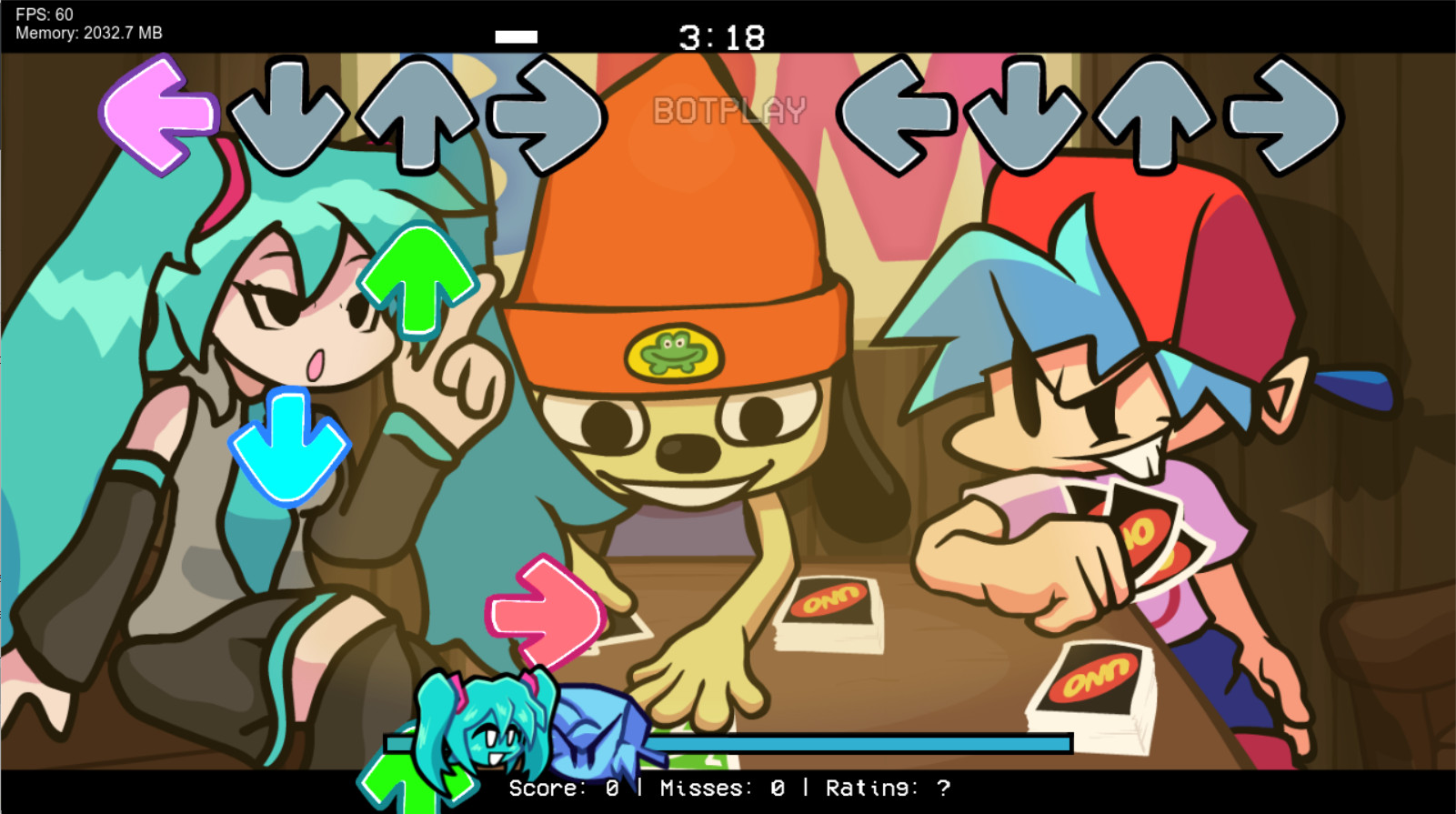 miku miku UNO cover! Mod for Friday Night Funkin' | FNF Mods