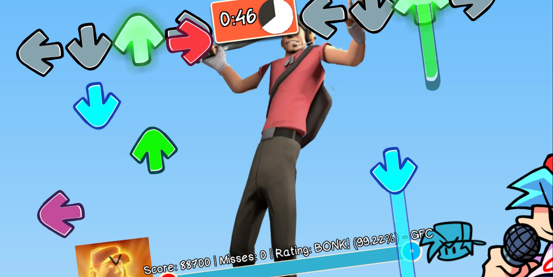 VS Badminton (TF2 Scout) - Definitive Edition Mod for Friday Night ...