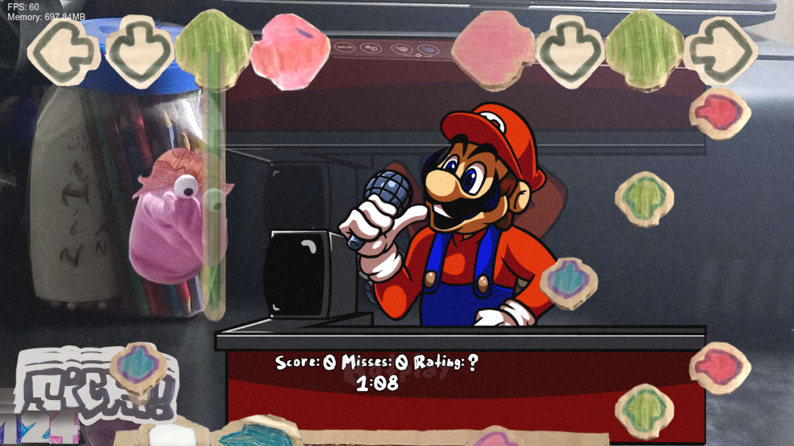Playable Promotion Mario Mod for Friday Night Funkin' | FNF Mods