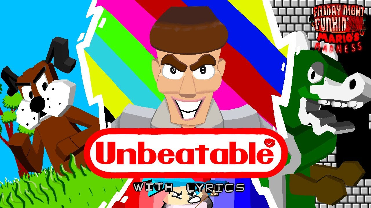 unbeatable lyrics Mod for Friday Night Funkin' | FNF Mods