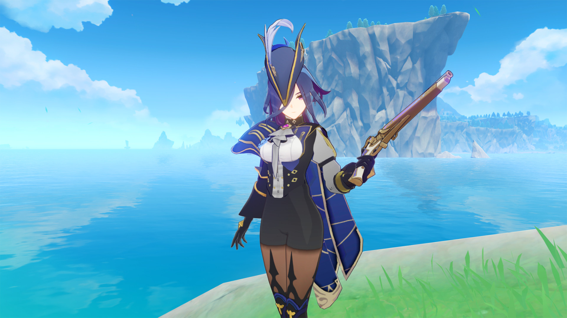 Clorinde Concept Art Outfit Mod for Genshin Impact | GI Mods