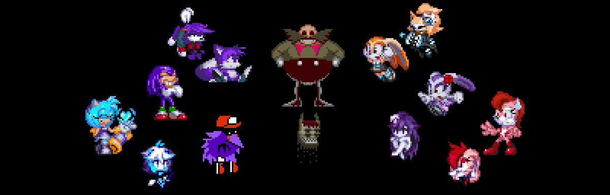Pet matching character color palettes! Mod for Sonic.EXE: The Disaster ...