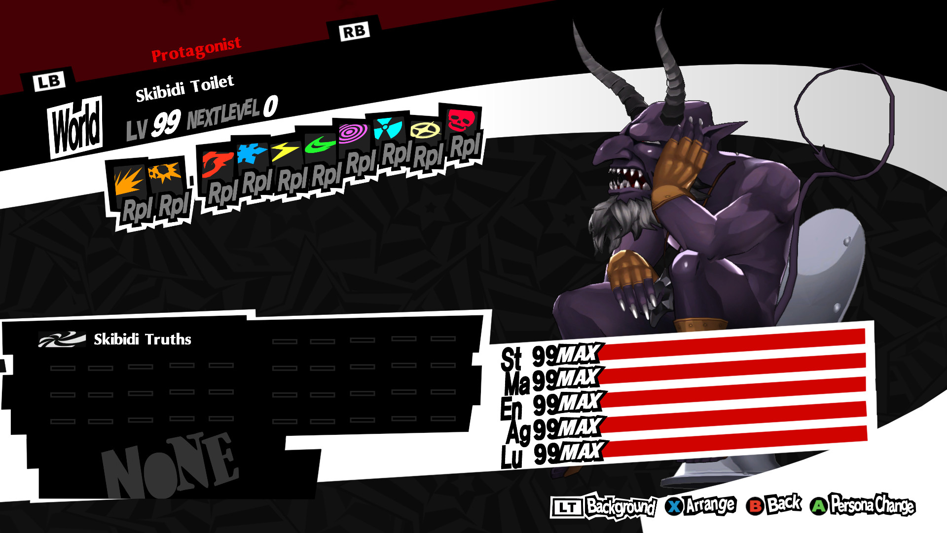 Brainrot Belphegor Mod for Persona 5 Royal (PC) | P5R (PC) Mods