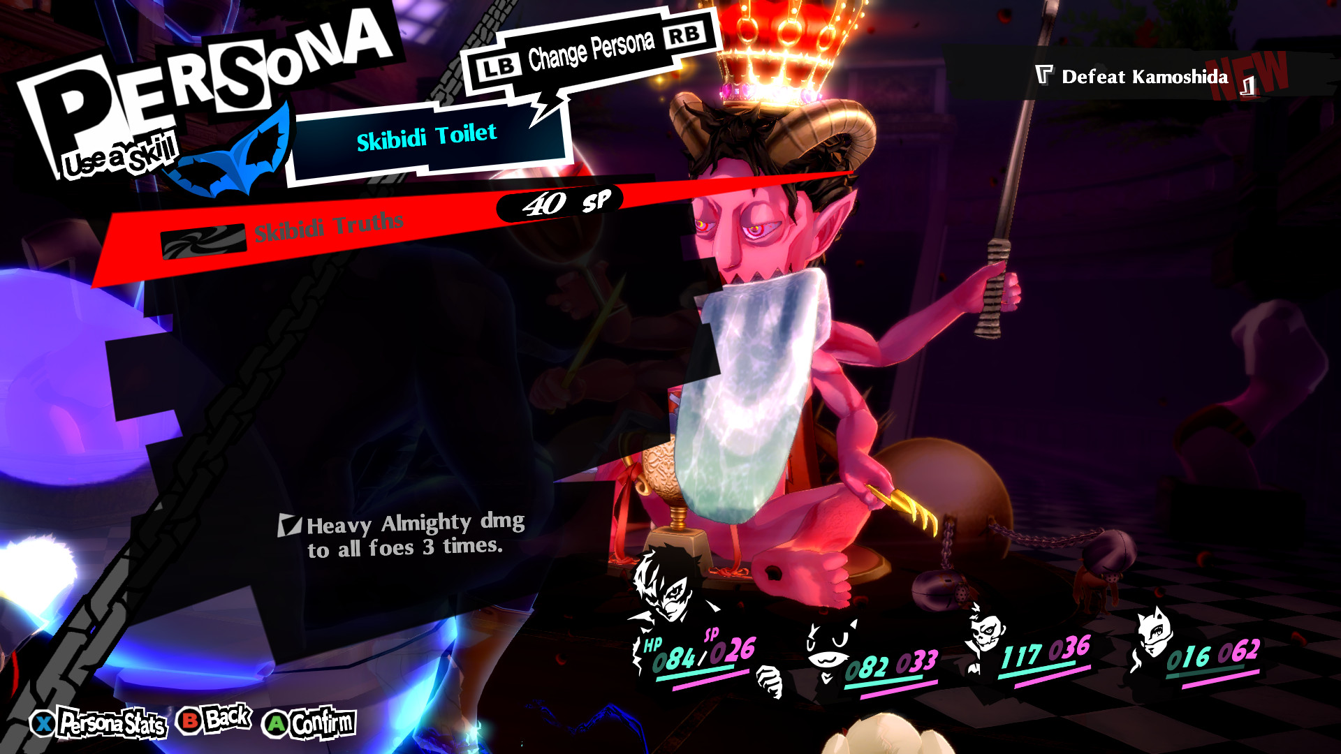 Brainrot Belphegor Mod for Persona 5 Royal (PC) | P5R (PC) Mods
