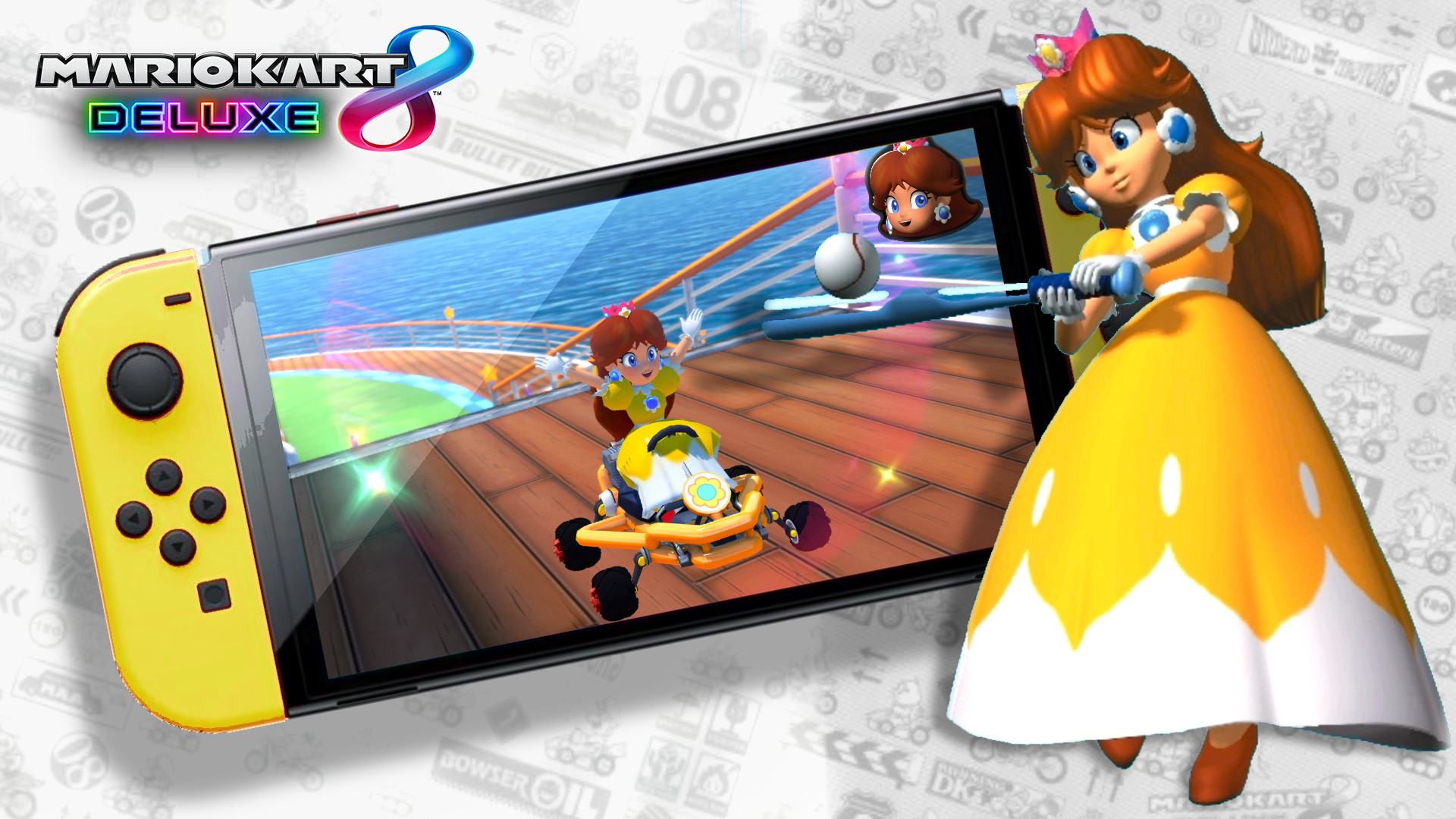 Classic Daisy Mod for Mario Kart 8 Deluxe | MK8D Mods