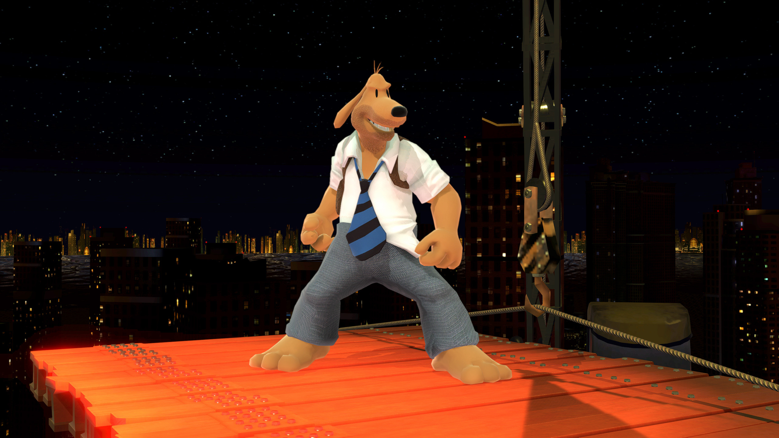 Sam (Noir) [Sam & Max: The Devil's Playhouse] Mod for Super Smash Bros ...