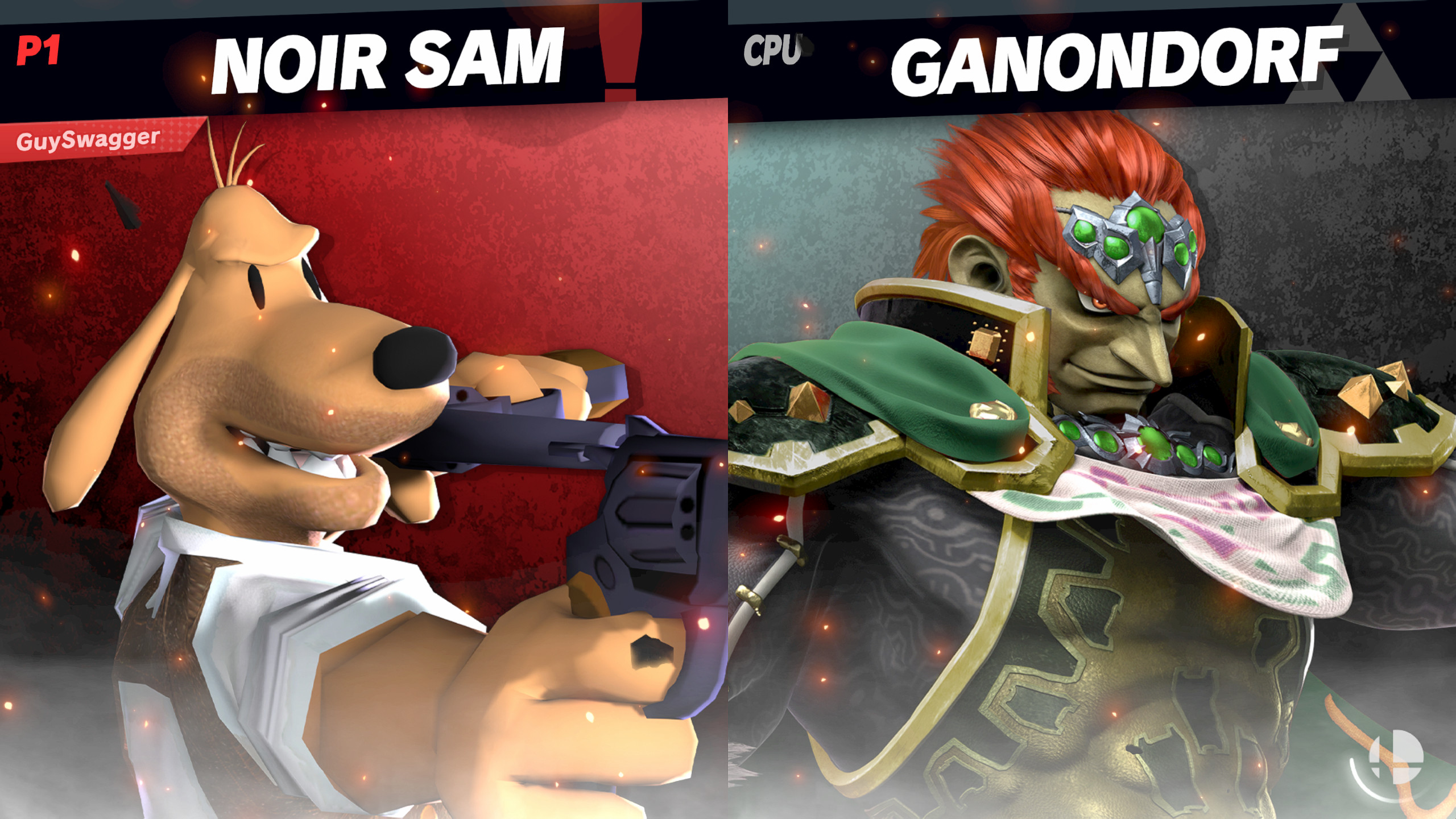 Sam (Noir) [Sam & Max: The Devil's Playhouse] Mod for Super Smash Bros ...