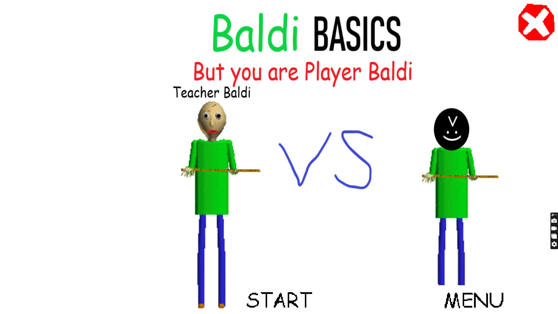 Baldi Basics but you are Player Baldi Mod for Baldi's Basics | Baldi Mods