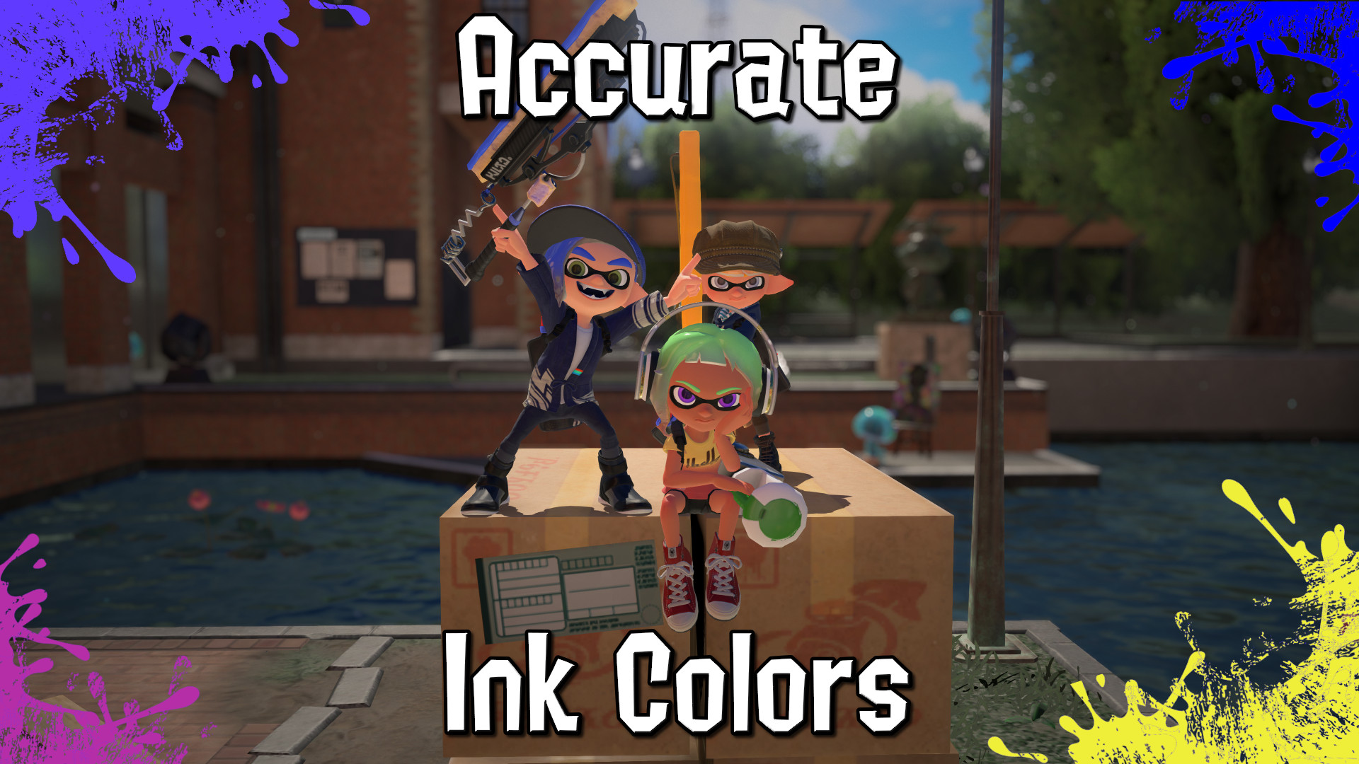 Accurate Flexlion Ink Colors Mod for Splatoon 3 | Splatoon 3 Mods