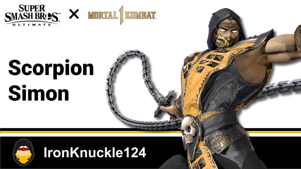 Scorpion Simon Mod for Super Smash Bros. Ultimate | SSBU Mods