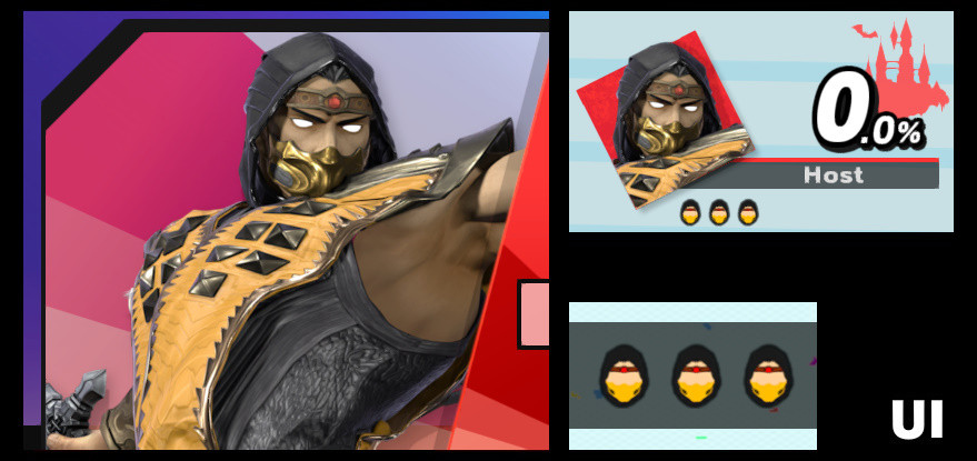 Scorpion Simon Mod for Super Smash Bros. Ultimate | SSBU Mods