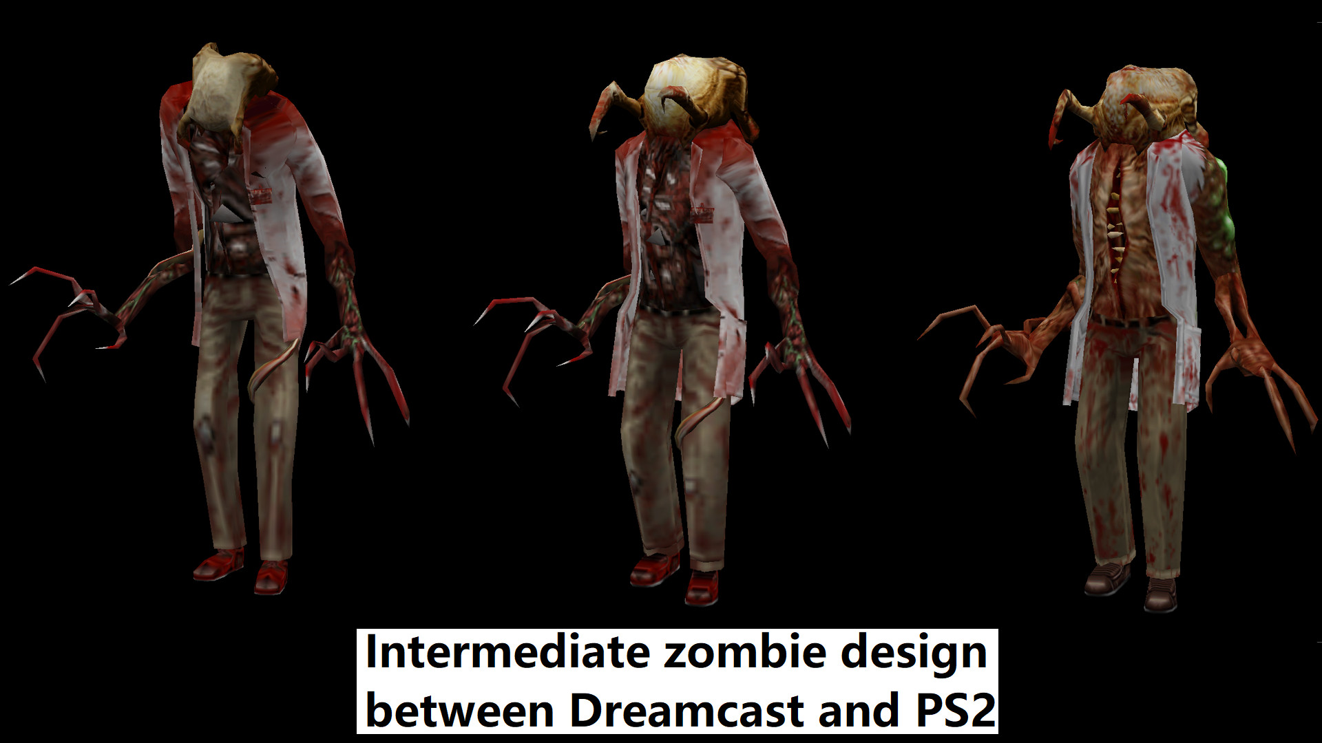 Intermediate zombie design between Dreamcast - Ps2 Mod for Half-Life ...