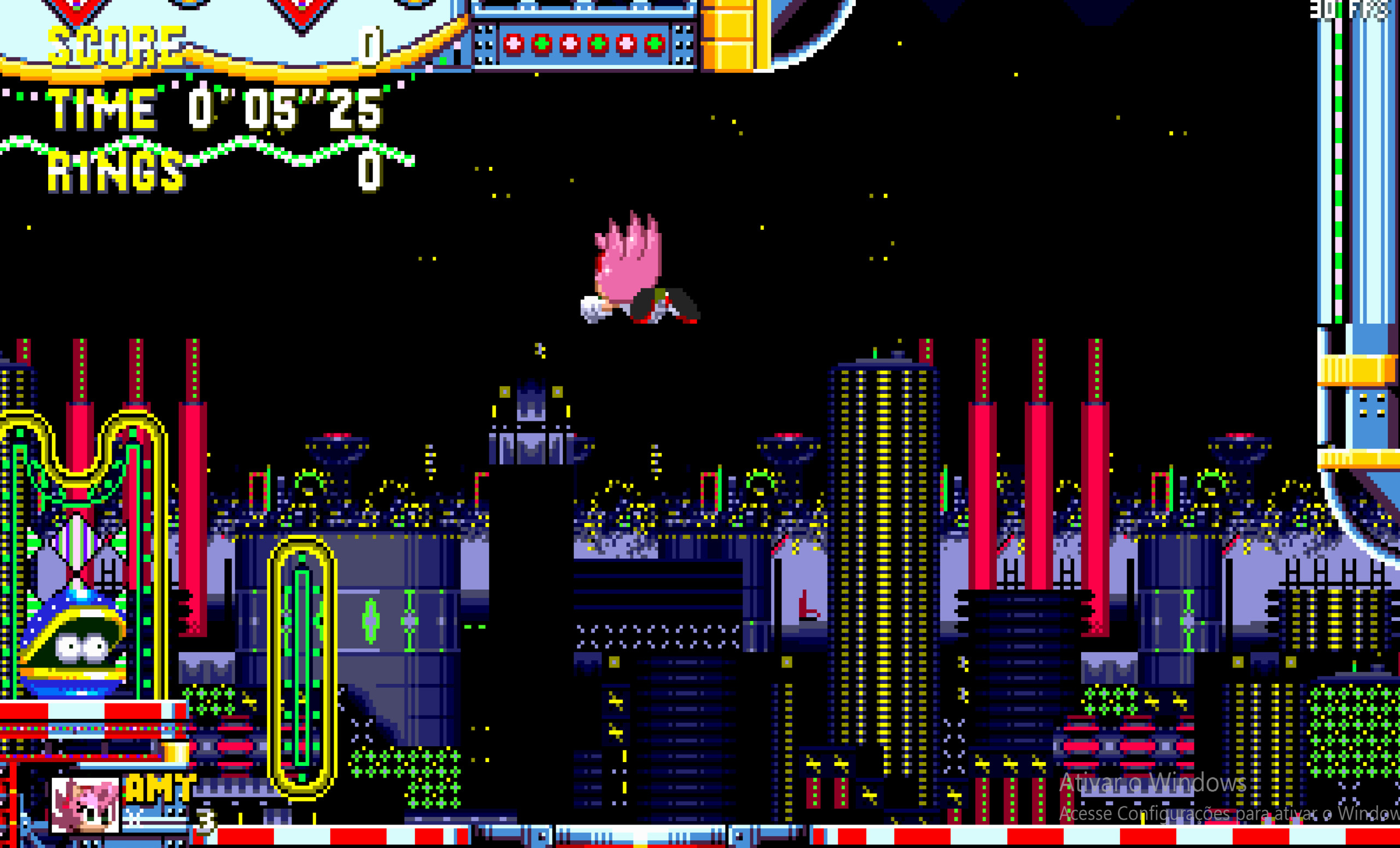 Fleetway Amy Over Knuckles Mod for Sonic 3 A.I.R. | S3AIR Mods