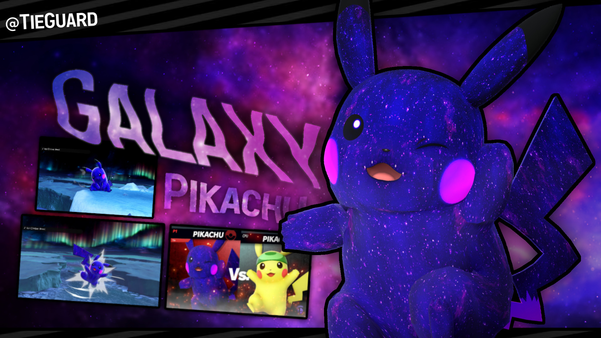 Galaxy Pikachu Mod for Super Smash Bros. Ultimate | SSBU Mods