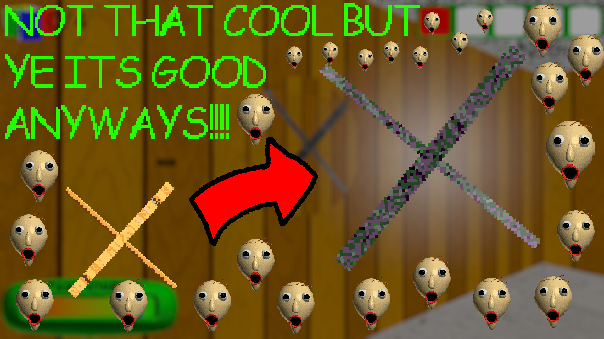 New metal texture for the round window (BB Times) Mod for Baldi's ...