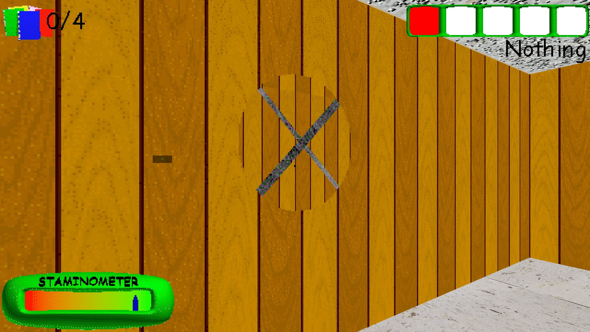 New metal texture for the round window (BB Times) Mod for Baldi's ...