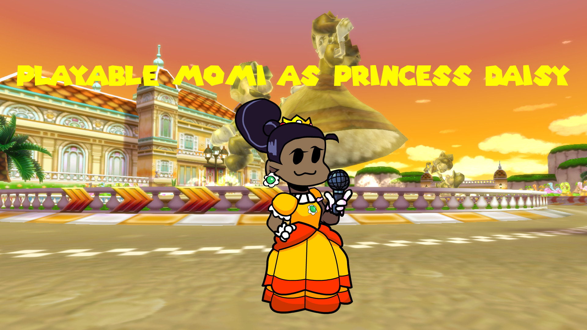 Playable Momi as Princess Daisy + FLA Mod for Friday Night Funkin ...