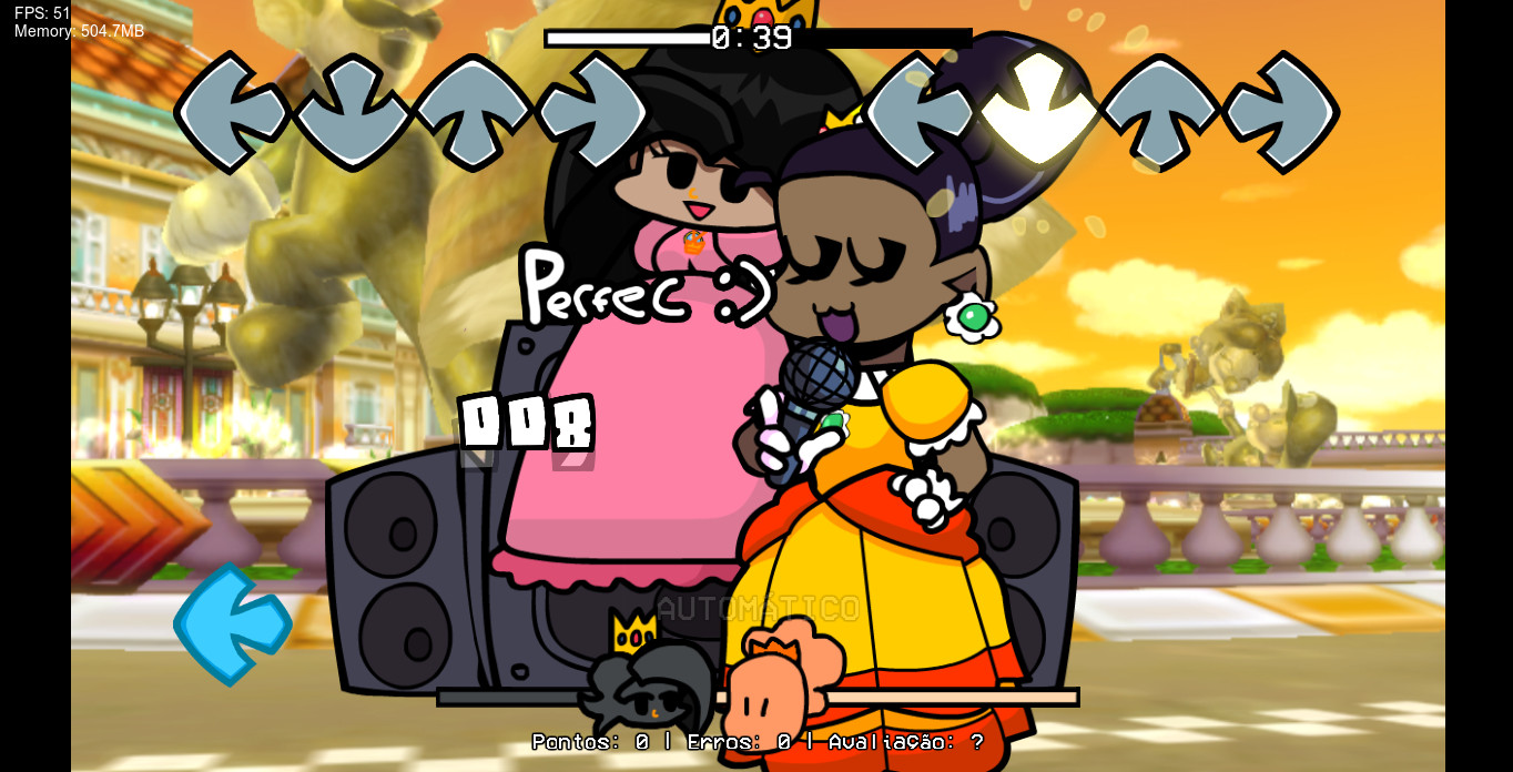 Playable Momi as Princess Daisy + FLA Mod for Friday Night Funkin ...