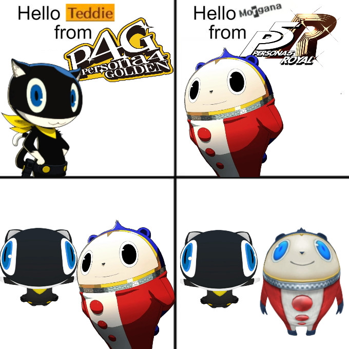 Blue-Eyed Teddie (Bear) Mod for Persona 4 Golden PC (64 Bit) | P4G64 Mods