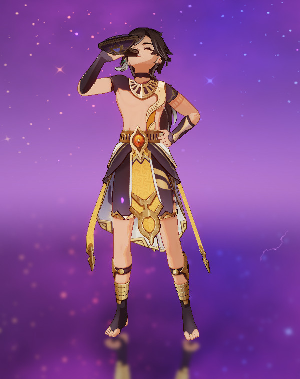 Sethos in Cyno's outfit Mod for Genshin Impact | GI Mods