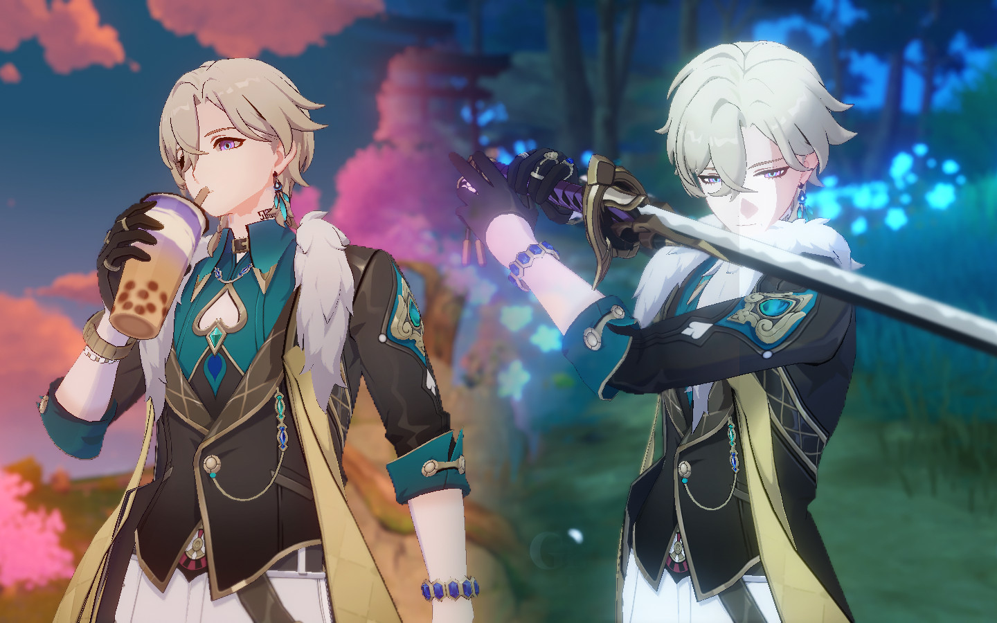 Aventurine over Ayato Mod for Genshin Impact | GI Mods
