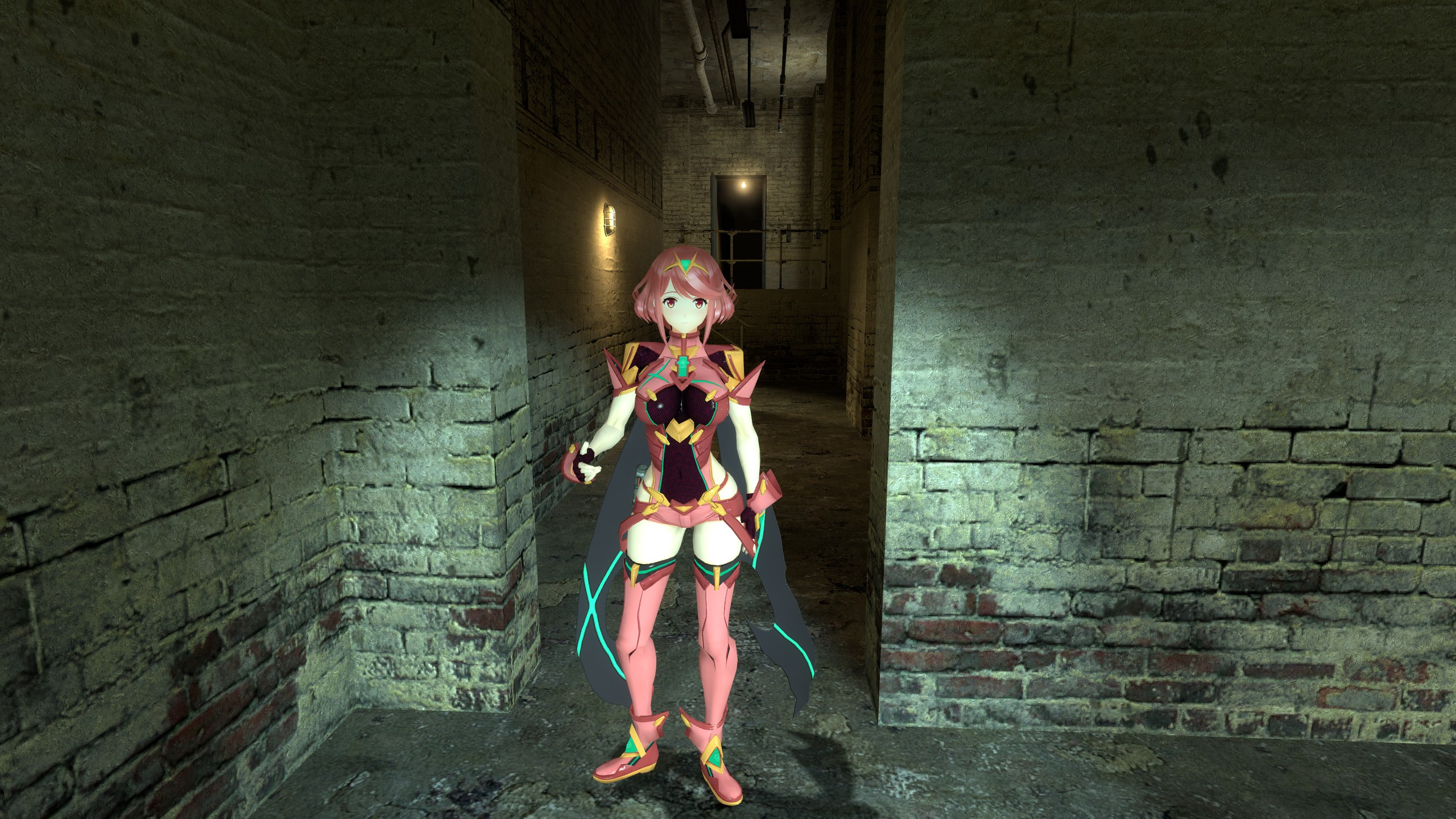 Pyra (Xenoblade 2) as Alyx Mod for Half-Life 2 | HL2 Mods