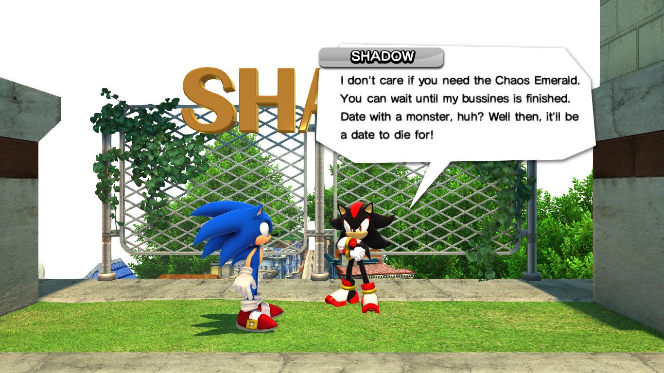 Consistent Shadow Dialogue Mod for Sonic Generations (2011) | Gens Mods