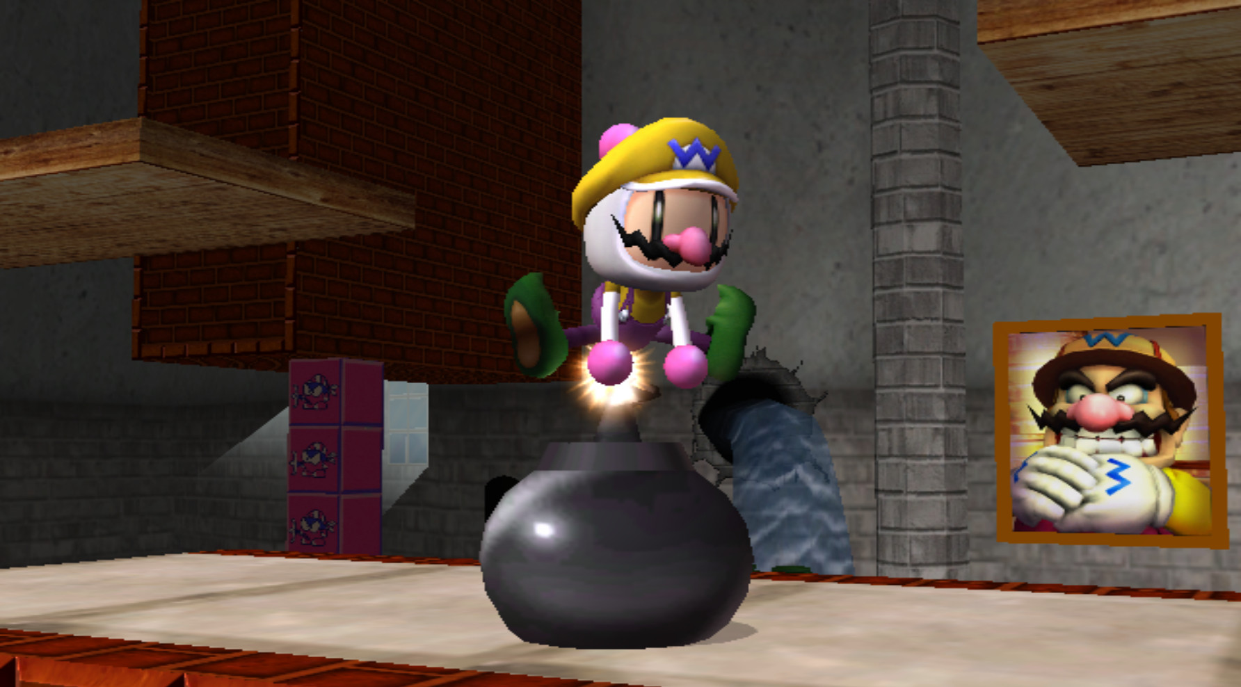 Bomberman Wario Costume Mod for Super Smash Bros. Brawl | Brawl Mods