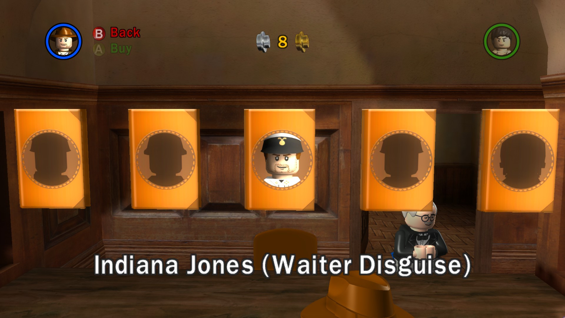 Indiana Jones (Waiter Disguise) Mod for LEGO Indiana Jones: The ...