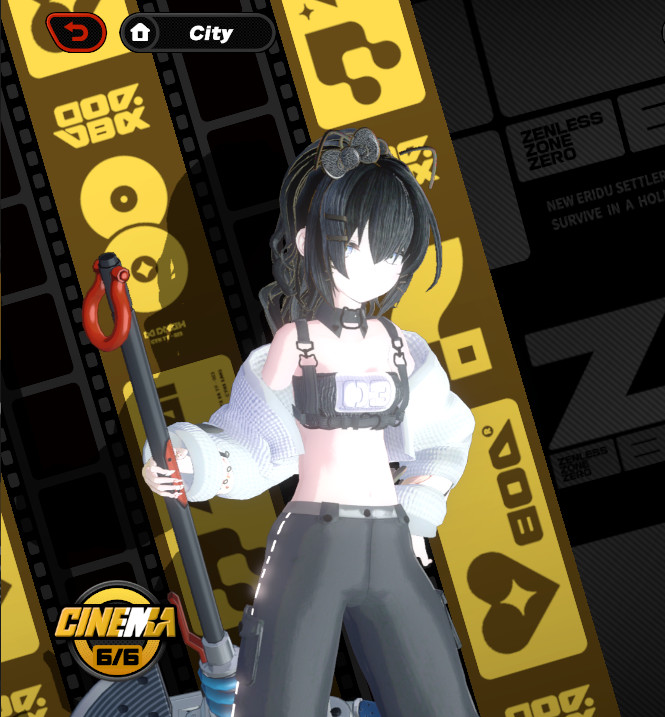 Piper Black White Migurin Recolor Mod for Zenless Zone Zero | ZZZ Mods
