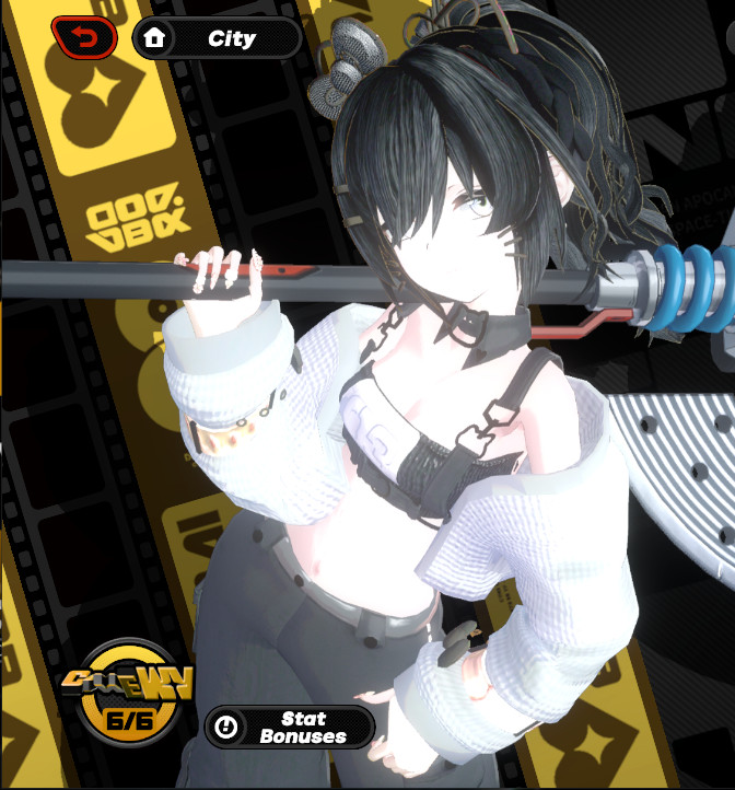 Piper Black White Migurin Recolor Mod for Zenless Zone Zero | ZZZ Mods