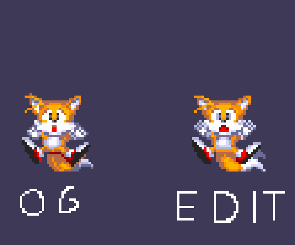 Tails Sprite Fixes (Remake) Mod for Sonic 3 A.I.R. | S3AIR Mods