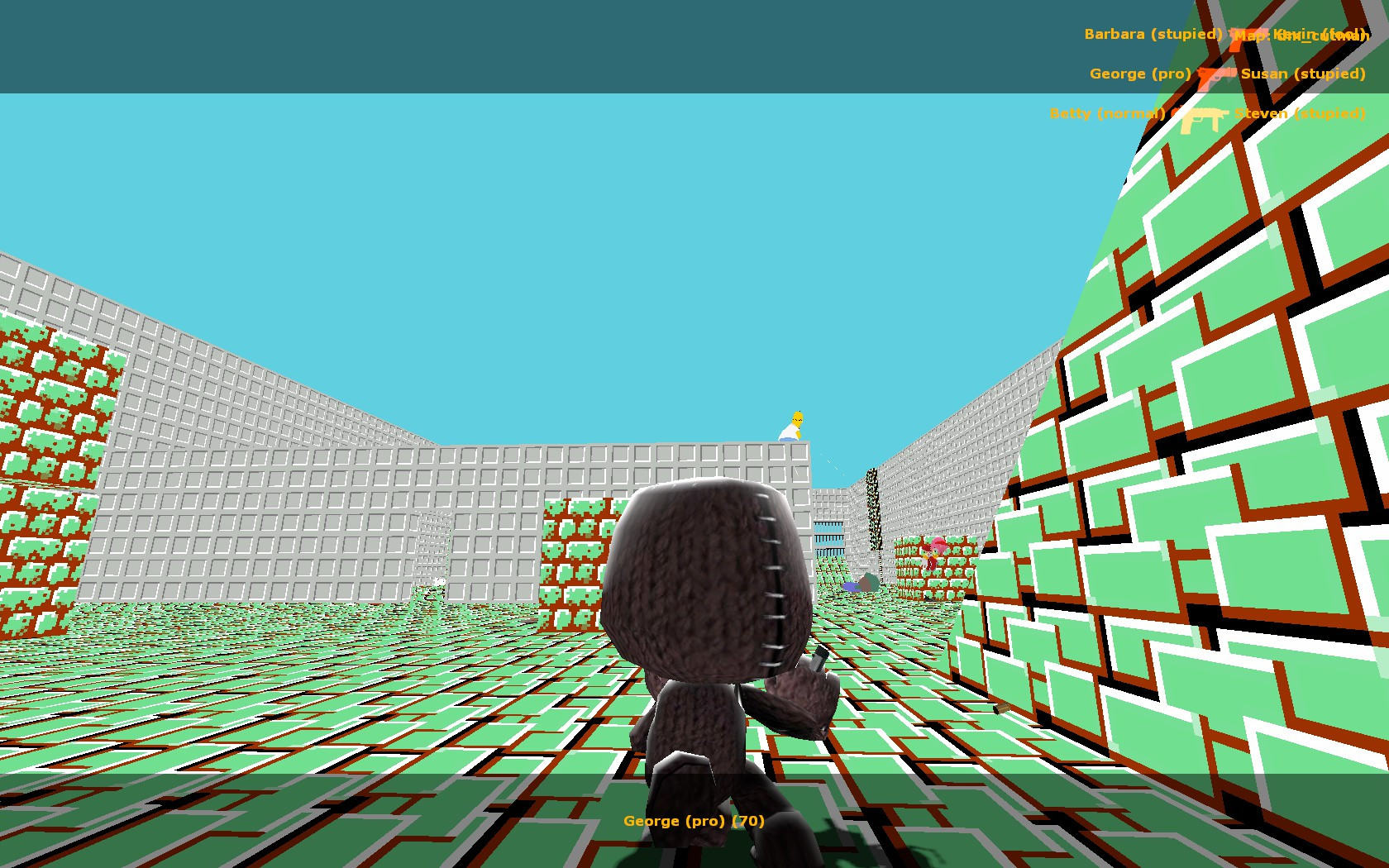 Sackboy over male_09 Mod for Half-Life 2: Deathmatch | HL2:DM Mods