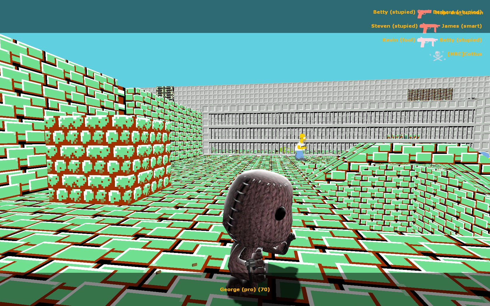 Sackboy over male_09 Mod for Half-Life 2: Deathmatch | HL2:DM Mods