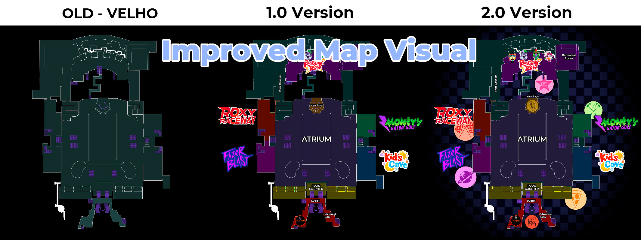 Improved Map Visual Mod for Five Nights at Freddy's Security Breach ...