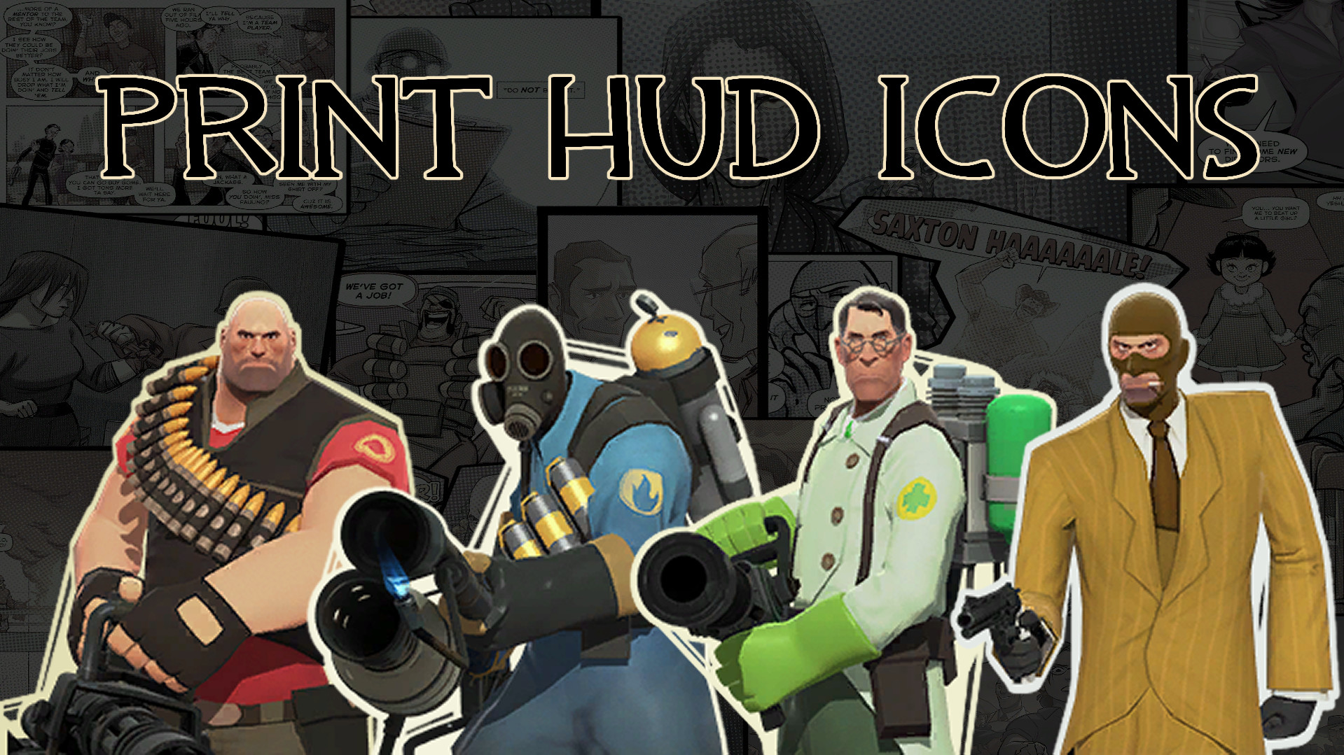 Printhud Outlined Icons Mod for Team Fortress 2 Classified | TF2Classic ...
