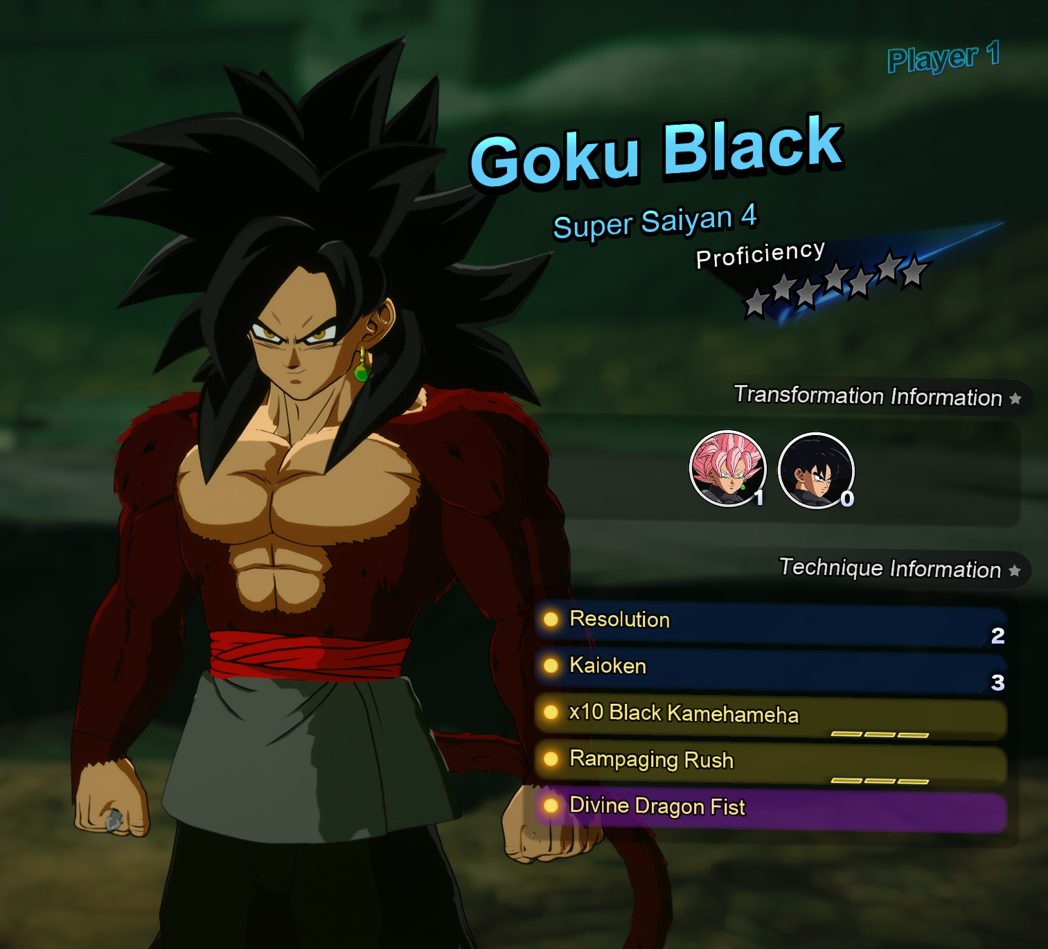 Goku Black - SSJ, SSG, SSJ4 (New Slots) Mod for Dragon Ball: Sparking ...