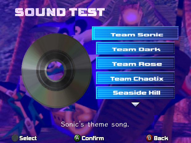 sa2 sound test bonus Mod for Sonic Adventure 2 | SA2 Mods