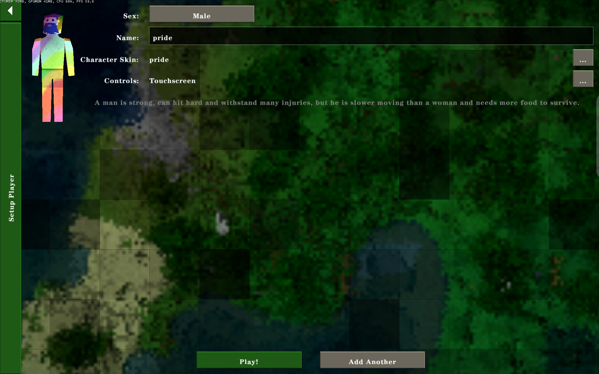 Rainbow walter skin Mod for Survivalcraft 2 | SC2 Mods