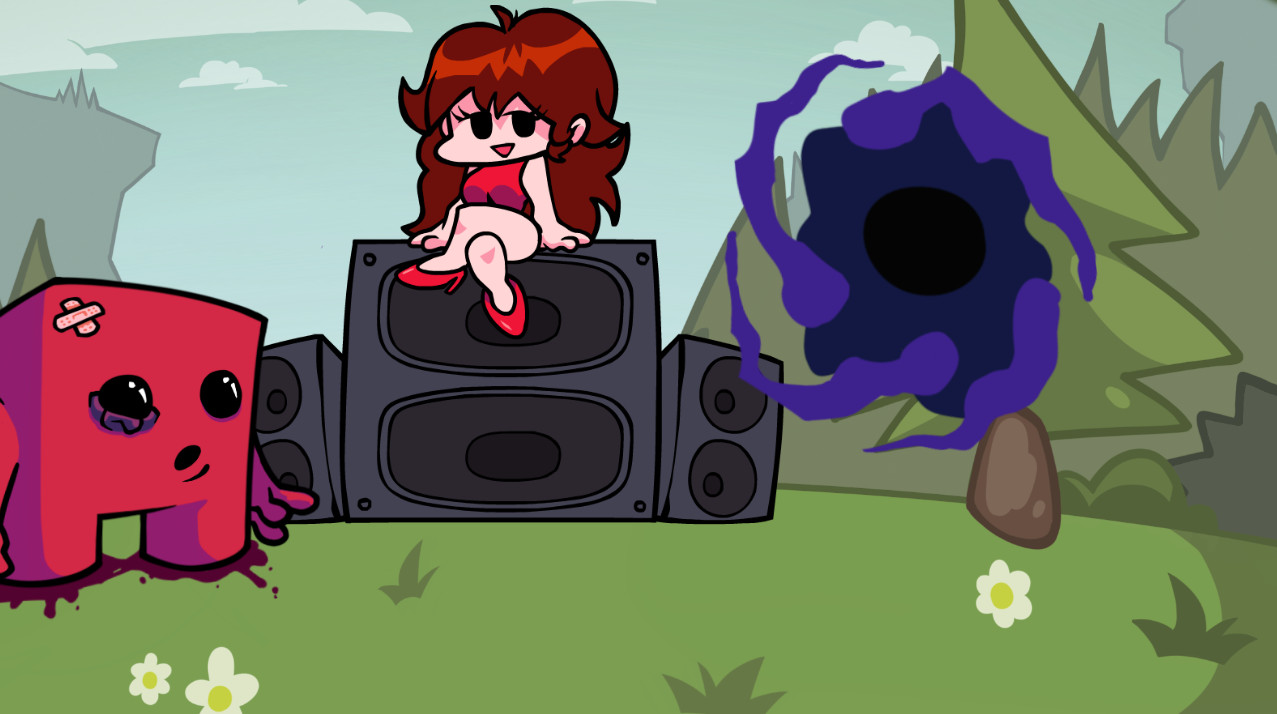 Vs. Meat Boy (2-Track Demo) Mod for Friday Night Funkin' | FNF Mods