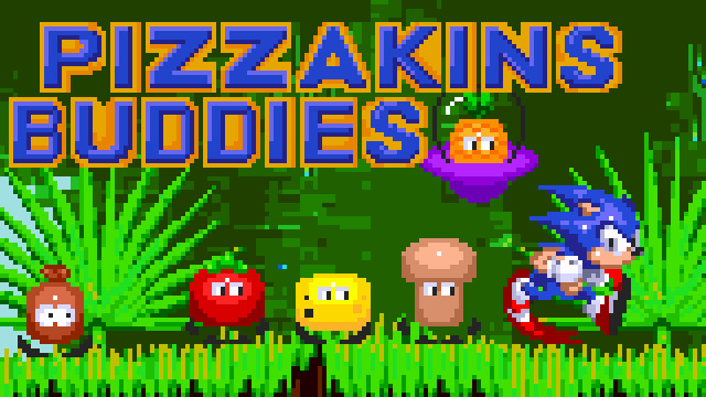 Pizzakins Buddies (Demo Toppins for Mini Buddies) Mod for Sonic 3 A.I.R. | S3AIR Mods
