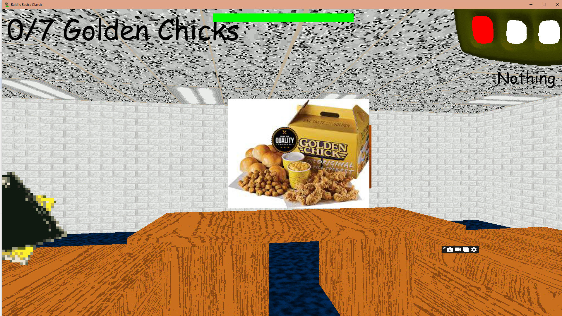 Baldi works at Golden Chick Mod for Baldi's Basics | Baldi Mods