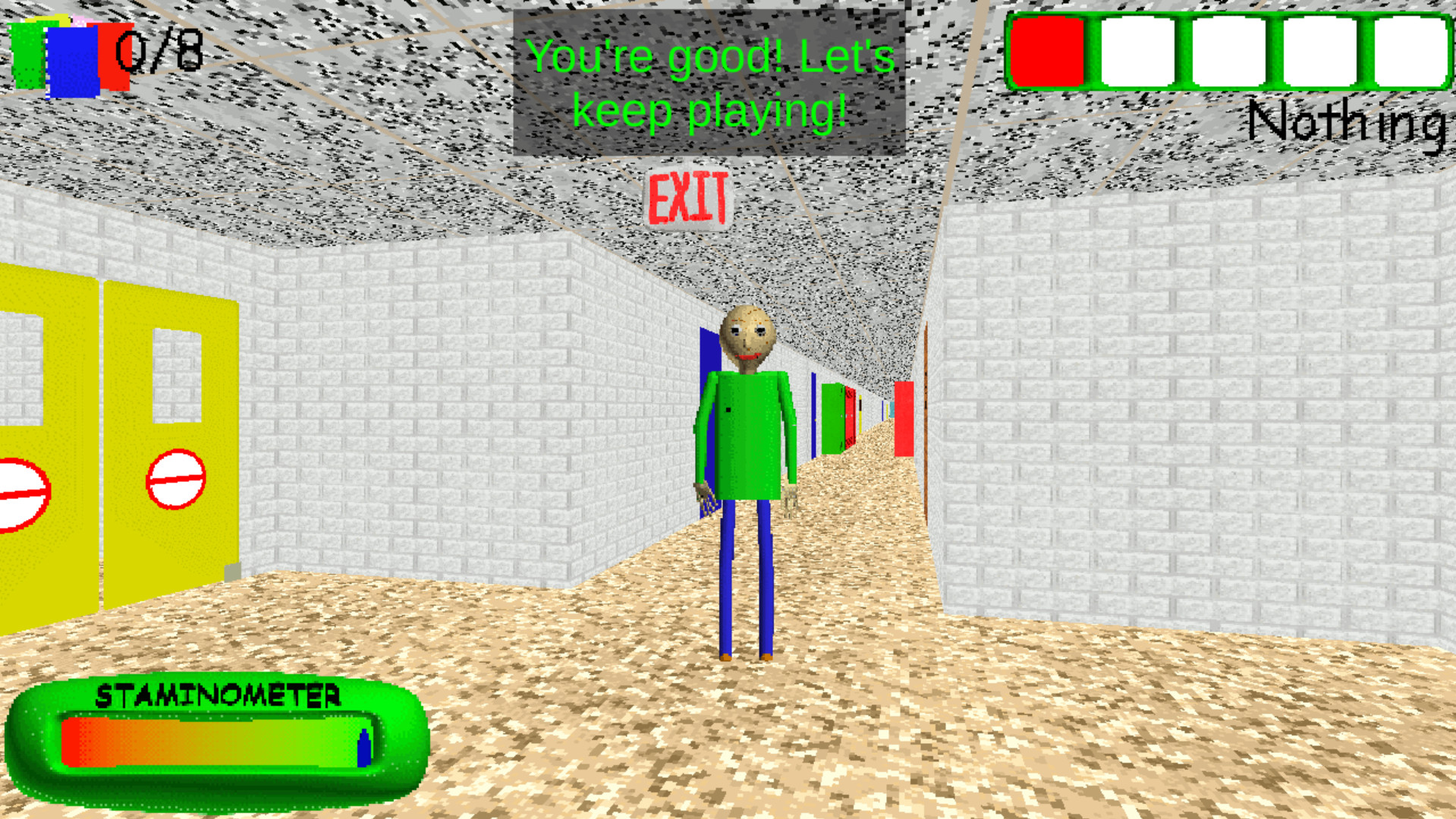the hallway Mod for Baldi's Basics | Baldi Mods