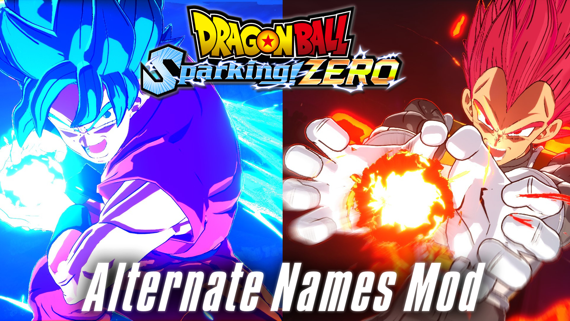 Alternate Names Mod Mod for Dragon Ball: Sparking! ZERO | DBSZ Mods