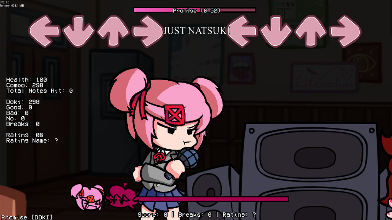 FNF: JUST NATSUKI MOD (HAPPY BIRTHDAY NATSUKI) Mod for Friday Night ...