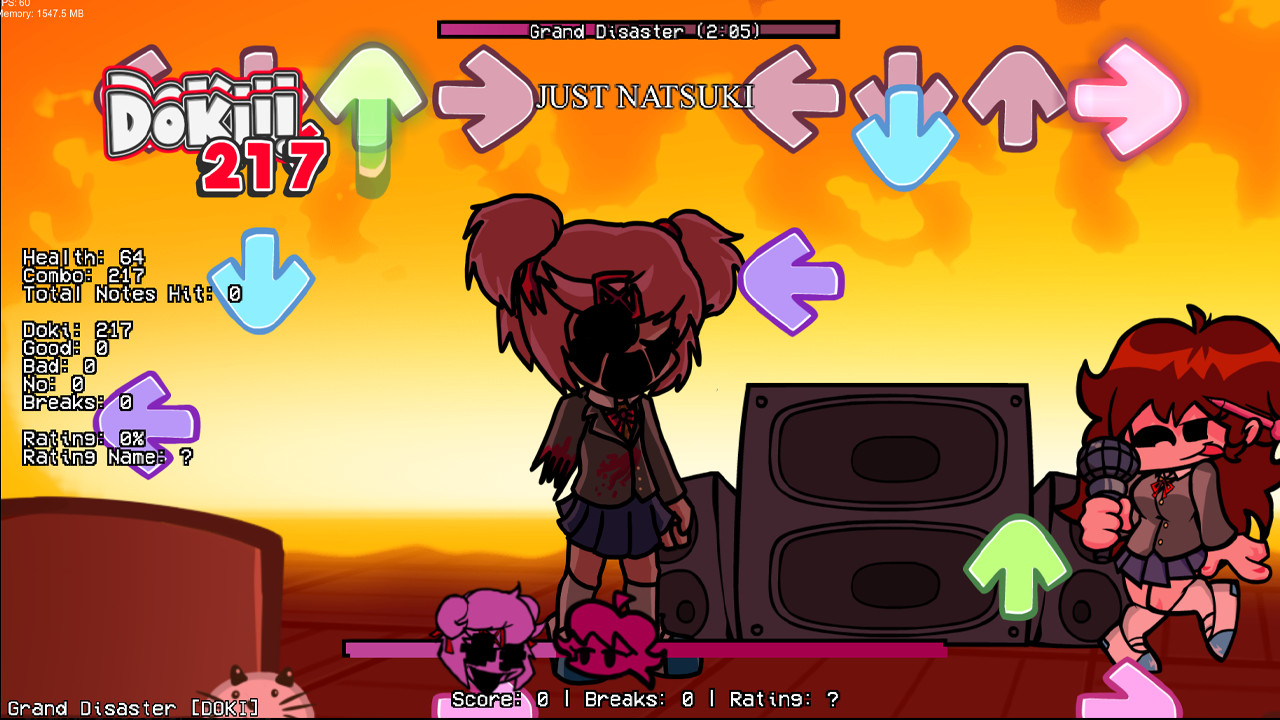 FNF: JUST NATSUKI MOD (HAPPY BIRTHDAY NATSUKI) Mod for Friday Night ...