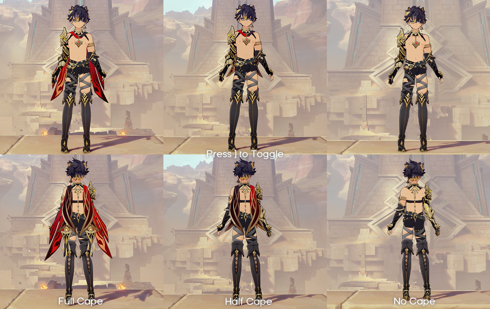 Male Dehya Genderswap Mod for Genshin Impact | GI Mods