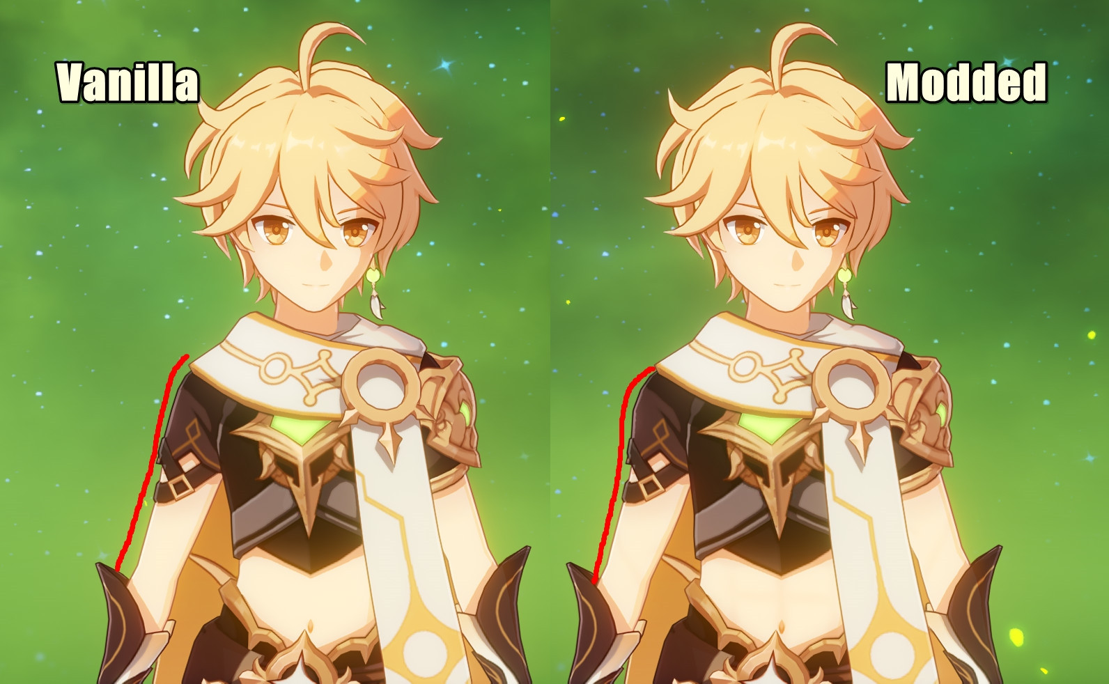 Slightly Buffer Aether + Gaming Hair Mod for Genshin Impact | GI Mods