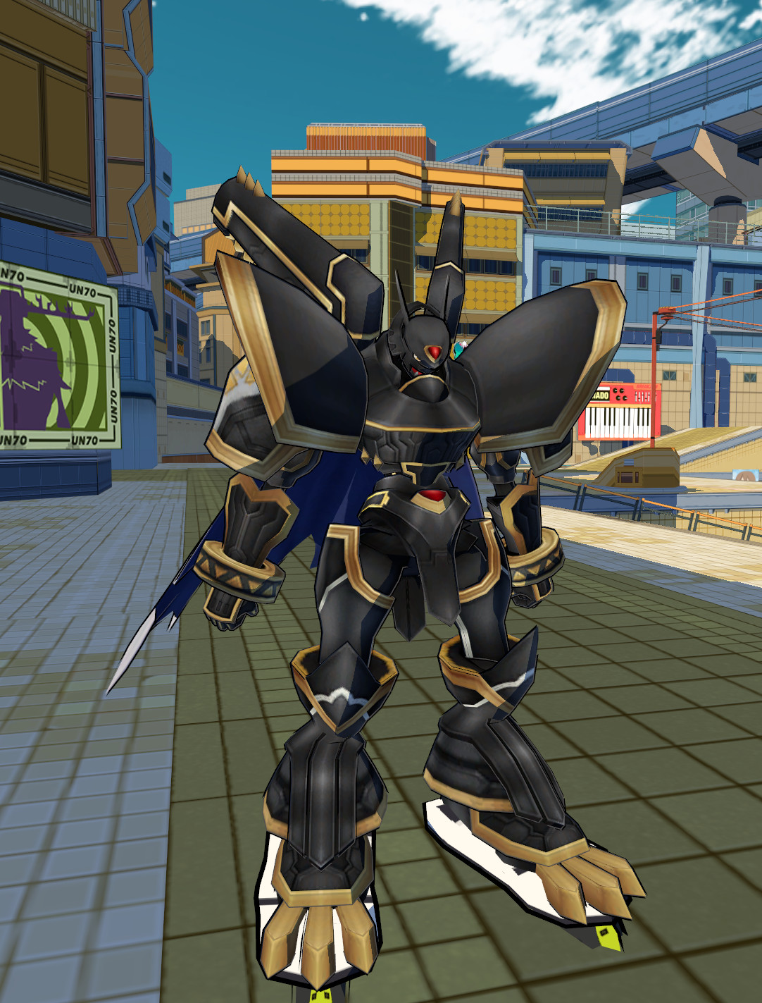 Alphamon !!! (from digimon story cybersleuth) Mod for Bomb Rush ...