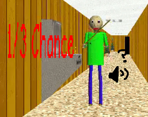 1/3 chance of baldi making noise when slapping Mod for Baldi's Basics ...